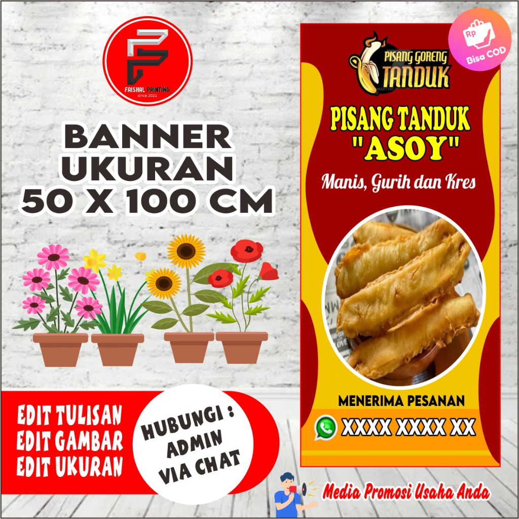 Jual Banner Jual Pisang Tanduk Goreng/ Spanduk Pisang Goreng / Banner ... Jual Banner Jual Pisang Tanduk Goreng/ Spanduk Pisang Goreng / Banner ...