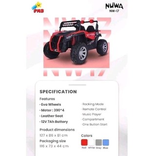 Jual MOBIL AKI ANAK NUWA NW17 - PMB TOYS | Shopee Indonesia