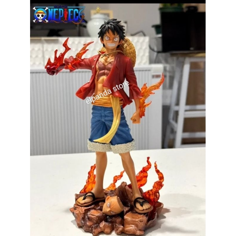 Jual Anime One Piece D Luffy Pose LX Standing Figure | Shopee Indonesia