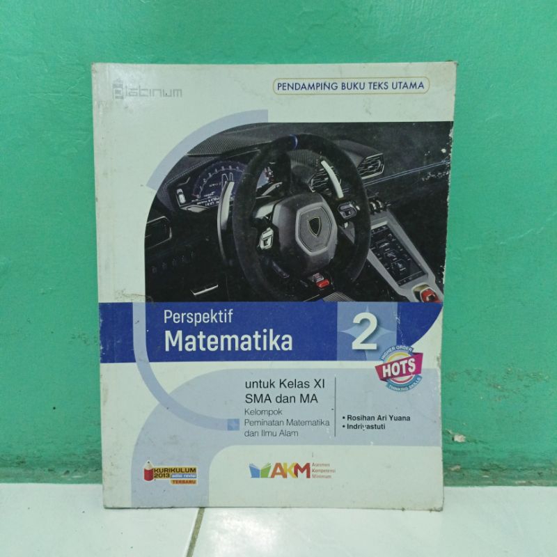 Jual Buku Perspektif Matematika Kelas 11 XI 2 SMA MA Kelompok Peminatan Penerbit Platinum Tiga ...
