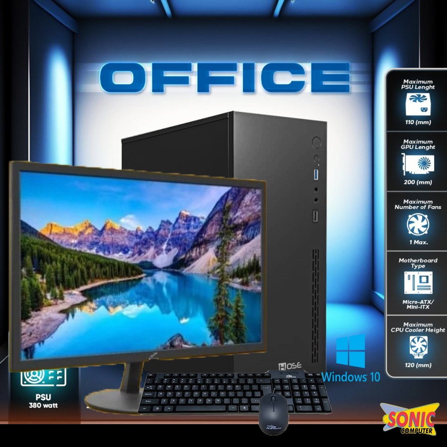 Jual Komputer Full Set Murah Intel Core I5 Ram 8GB SSD 128GB HDD 500GB ...