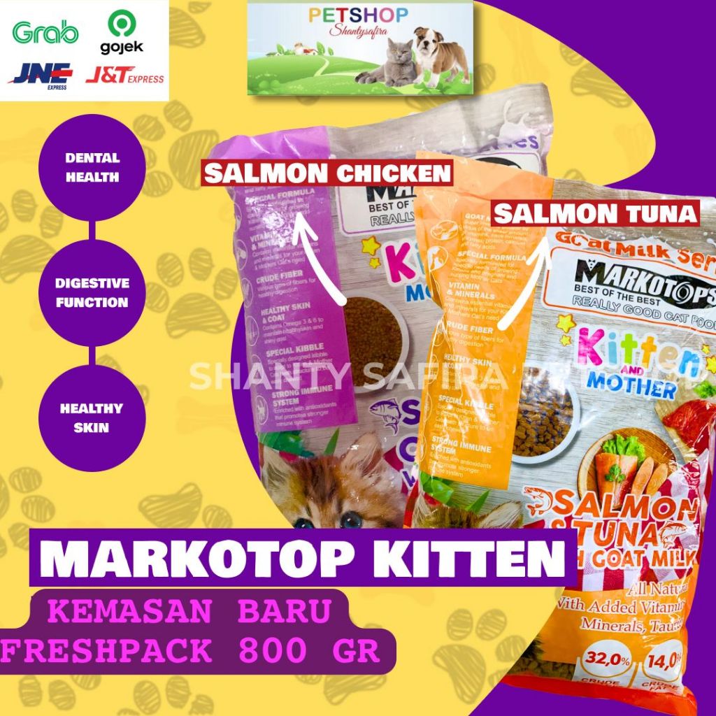 Jual MAKANAN KUCING PREMIUM KEMASAN BARU FRESHPACK PABRIK 800 GR ...