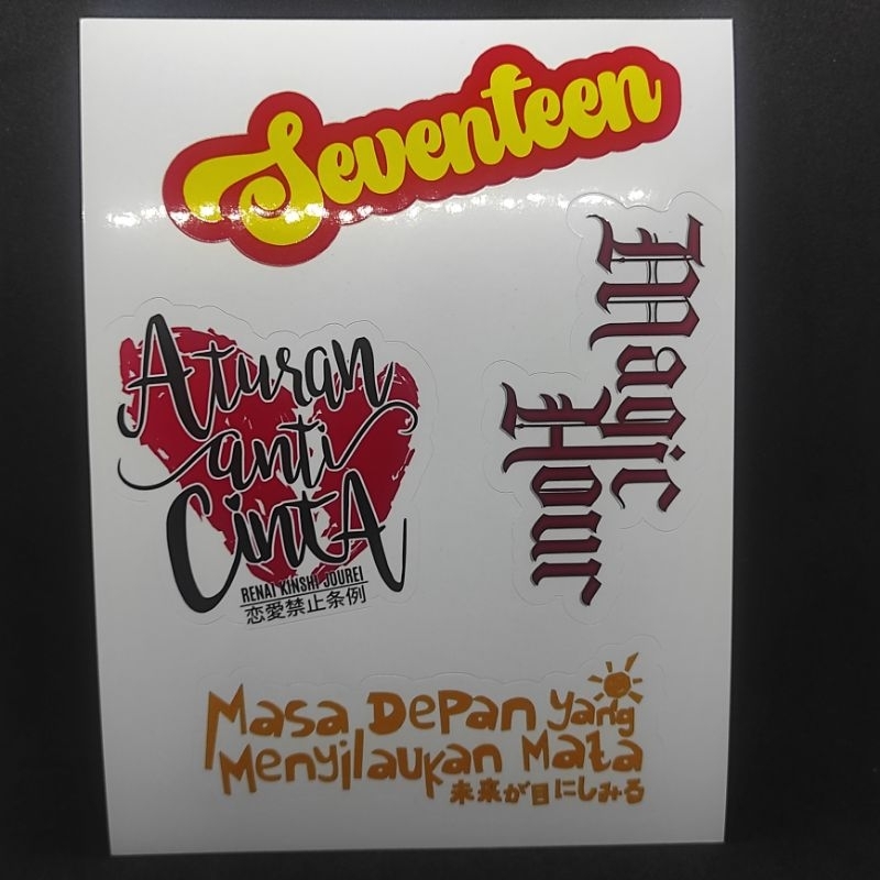 Jual [READY] Sticker JKT48 PACK Terbaru logo single theater event ...