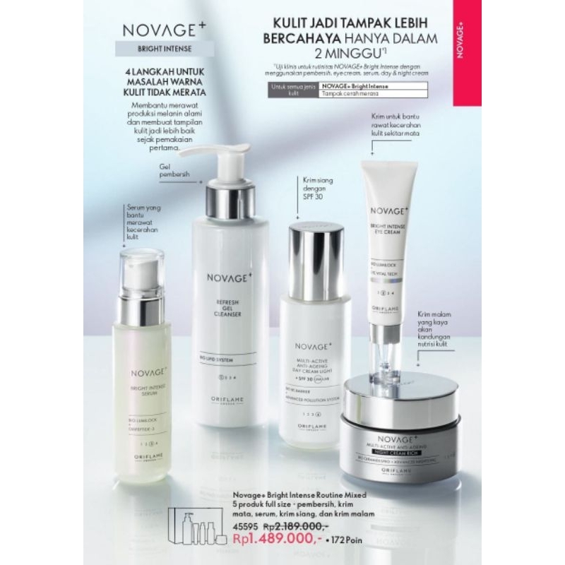 Jual Novage Bright Intense Routine Mix | Shopee Indonesia