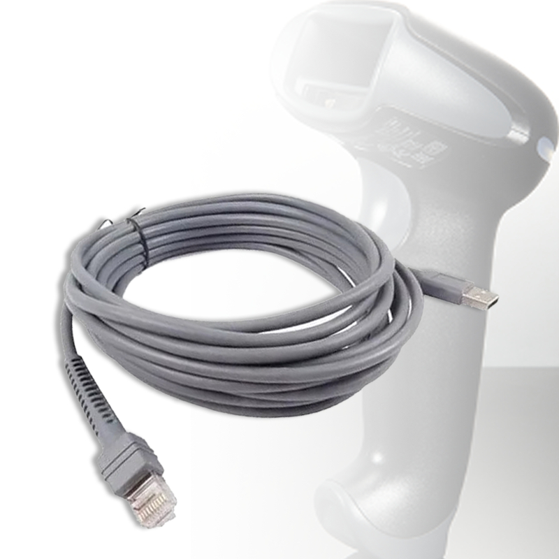 Jual 2m Kabel Scanner Barcode Kabel Usb Barcode Scanner Ls1203 Ls2208 ...