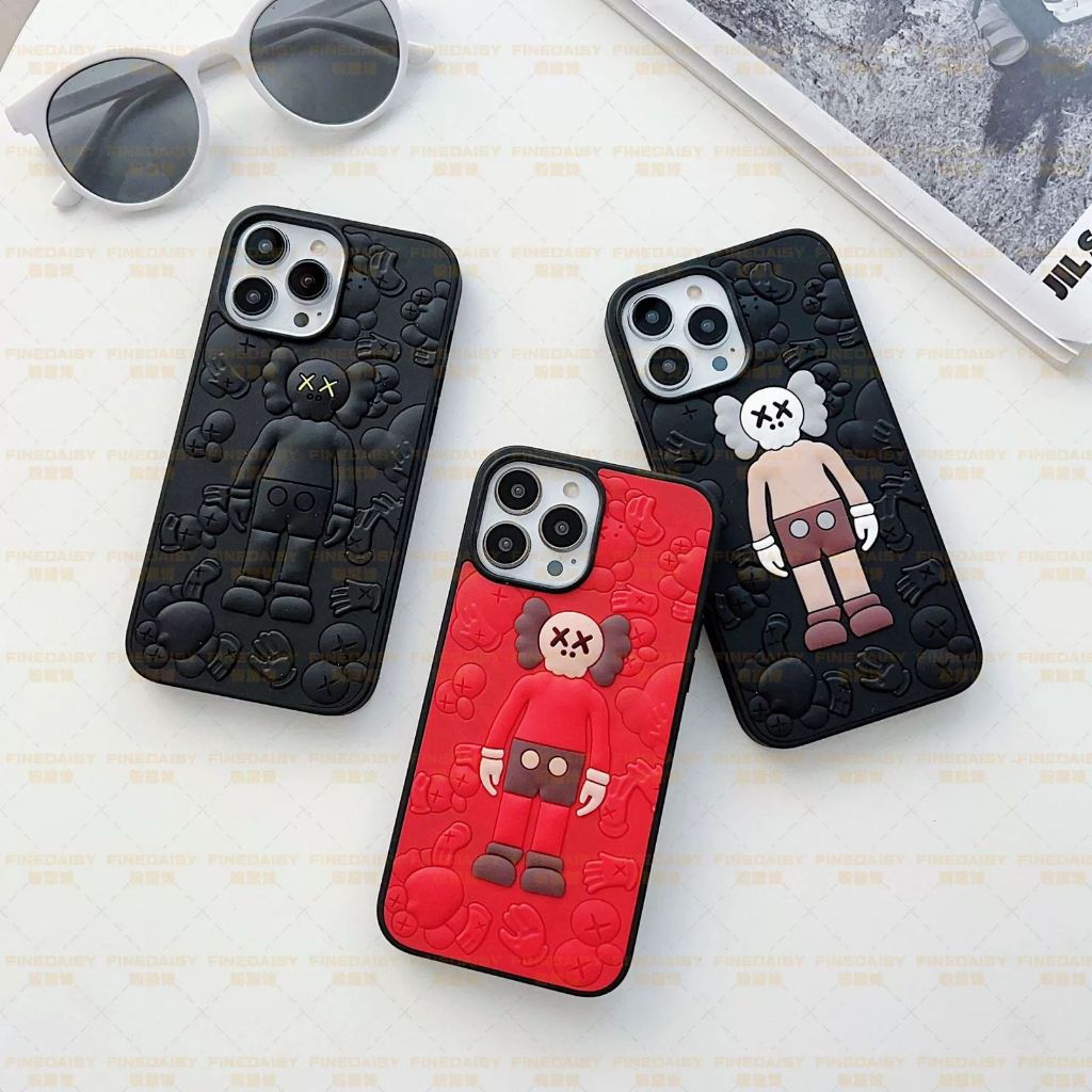 Jual Cute Kaws Case Ip 11/11 Pro Max 12 Pro Max 13 Pro Max 14 Pro Max ...