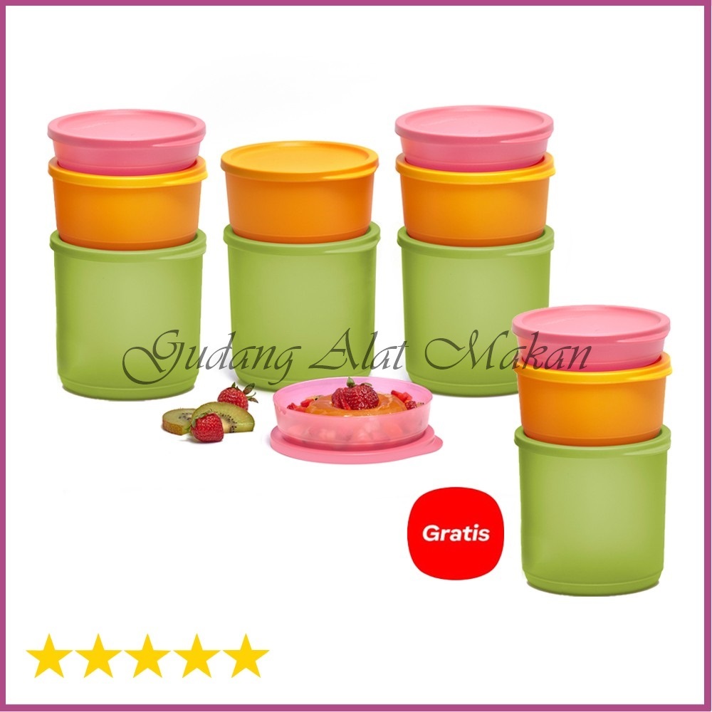 Jual TUPPERWARE Tropical Round Set 12pcs | Shopee Indonesia