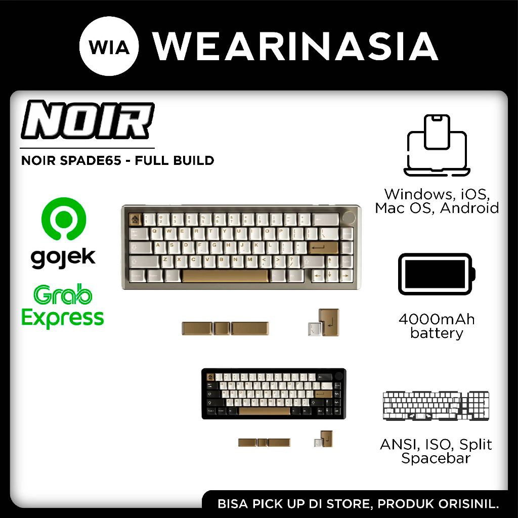 Jual Noir Spade65 65% Aluminum Wireless Mechanical Keyboard Gasket ...