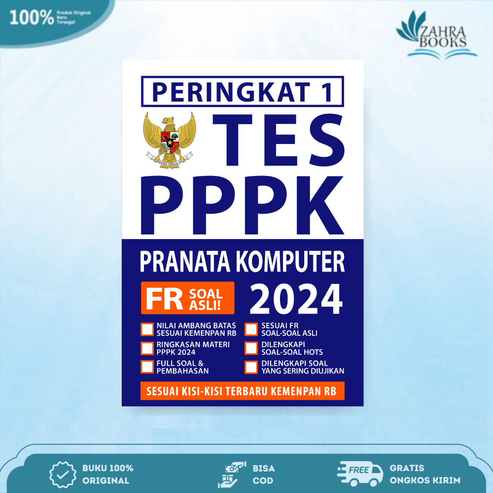 Jual Buku Peringkat 1 PPPK PRANATA KOMPUTER 2024 - Media Eduka | Shopee Indonesia