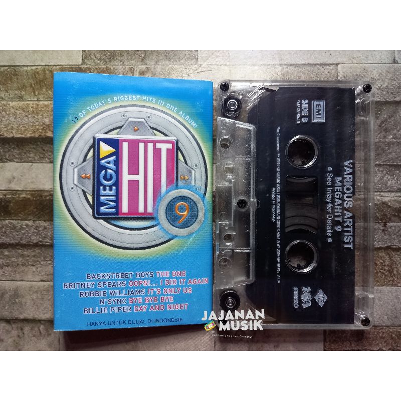 Jual Kaset Mega Hits 9 (Kompilasi Barat) | Shopee Indonesia