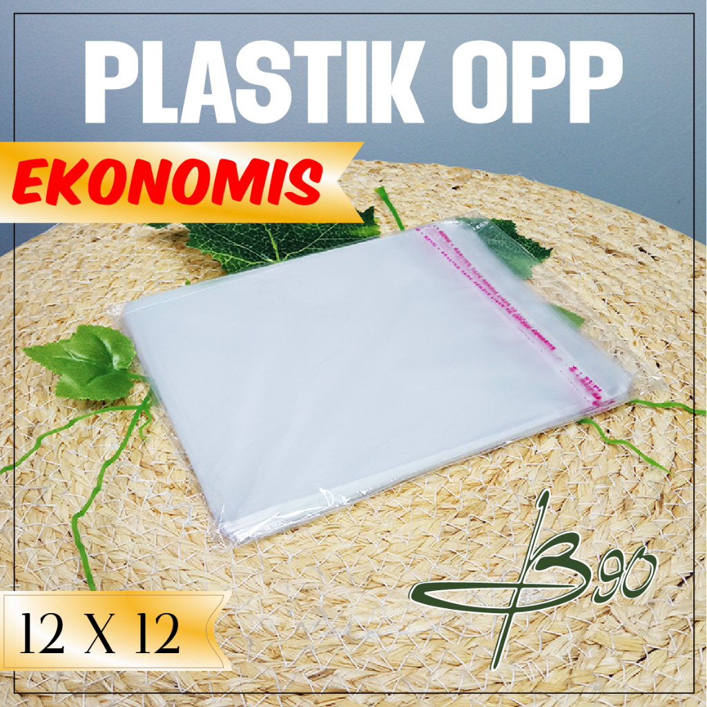 Jual Plastik opp 12x12 cm / Kantong Plastik OPP Ekonomis / Plastik seal ...