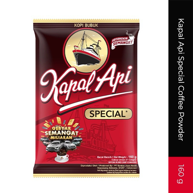 Jual Kapal Api Kopi Bubuk Special 160g | Shopee Indonesia