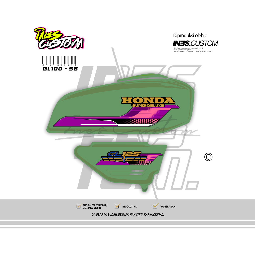 Jual Striping gl 100 stripinmg gl transparan daily use | Shopee Indonesia