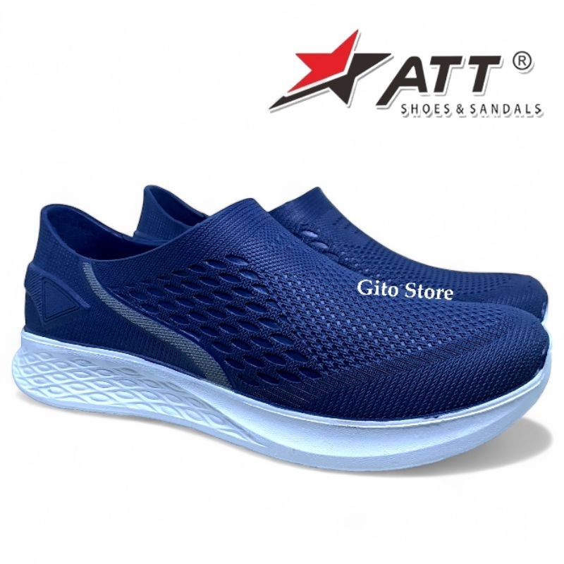 Jual Sepatu Karet Pria ATT Original-Sepatu Kerja Anti Licin Dan Anti ...
