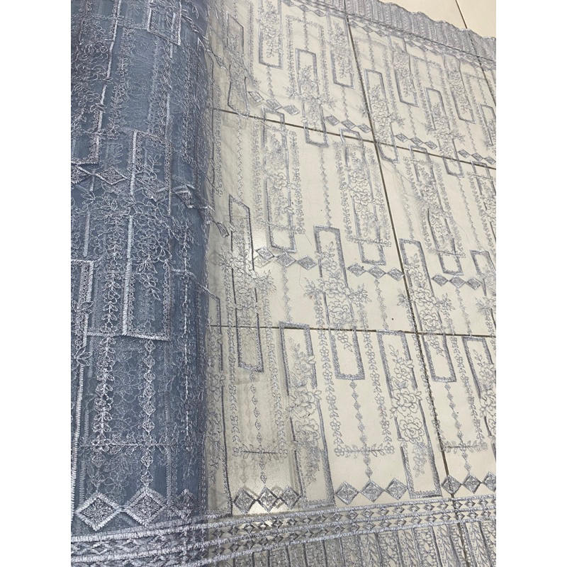 Jual TERBARUU!!! Brokat/Tile Motif Etnik Simple Buat Kebaya,Outer,Dress ...