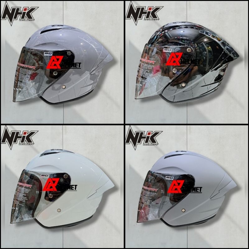 Jual Helm NHK N1 max solid single visor | Shopee Indonesia