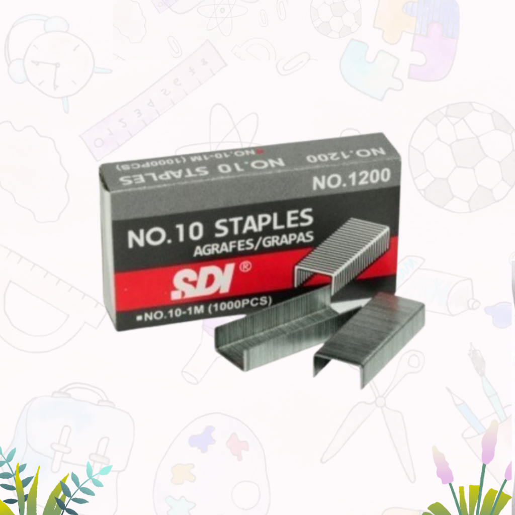 Jual Isi Staples SDI NO. 10 1200/ Isi Staples NO 10/ Isi Staples SDI ...