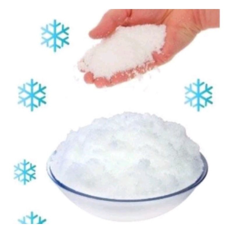 Jual Fake snow/Mainan sensory play anak/Salju buatan | Shopee Indonesia