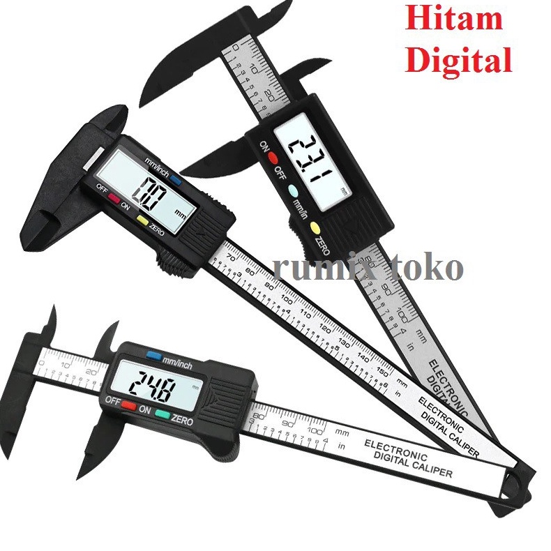 Jual Jangka Sorong Sigmat Caliper Digital No Digital Analog Plastik 15 MM 15 CM Murah Terbaik ...