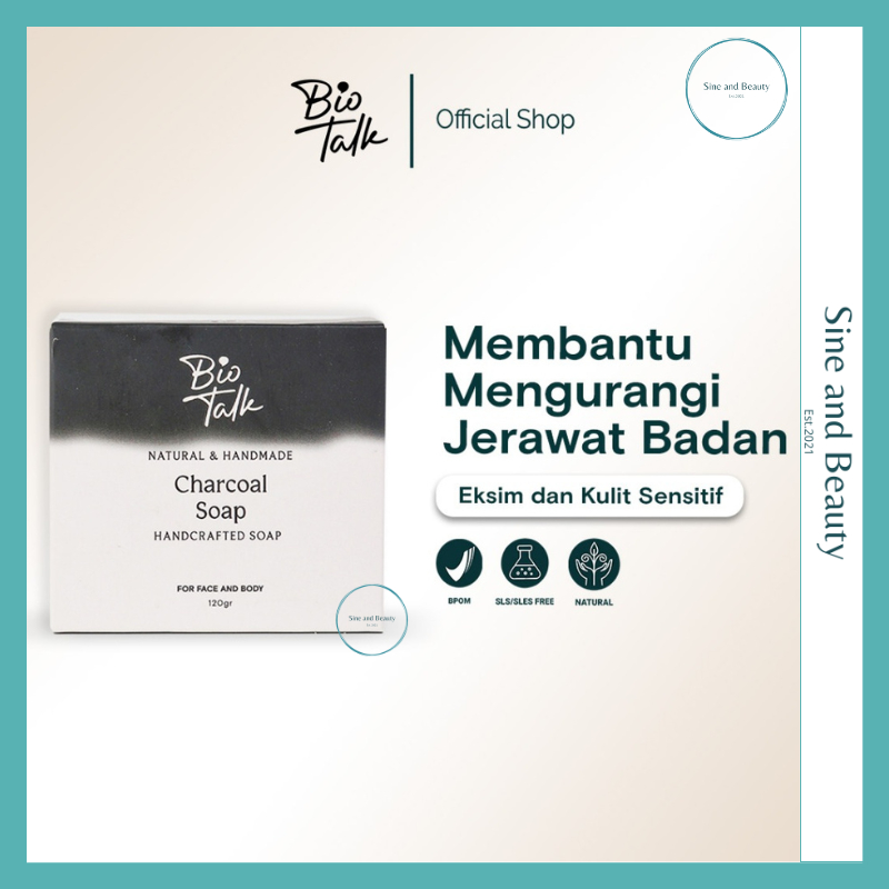 Jual Bio Talk / BioTalk Detox Charcoal Soap Sabun Natural Herbal Kulit ...