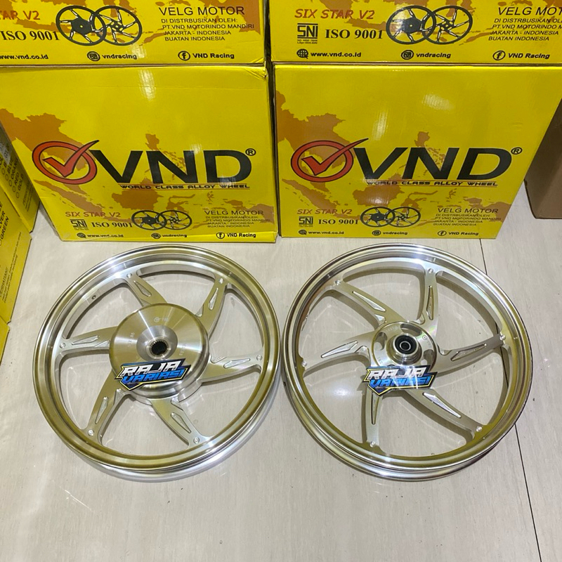 Jual VND Velg Racing Six Star V2 F : 1.60x14 & R : 1.85x14 - Vario 125/ Vario 150 VELG RACING ...