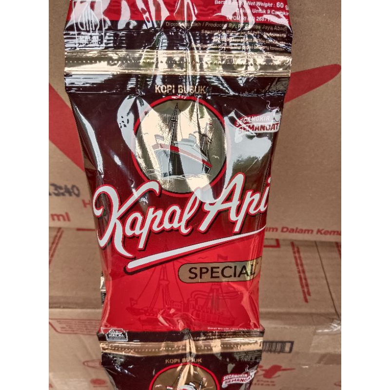 Jual Kopi Kapal Api Bubuk 60 Gram | Shopee Indonesia