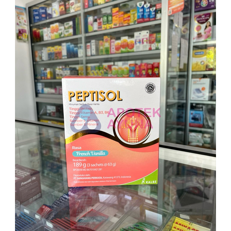 Jual Peptisol Vanila 189 gram - Nutrisi Tinggi Protein Rendah Residu ...