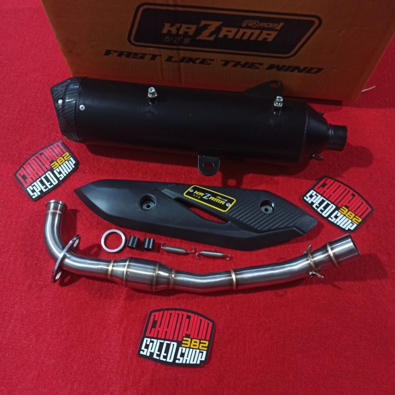 Jual Knalpot Standar Racing Cap V Megabomb ROB1 KAZAMA Yamaha All New ...