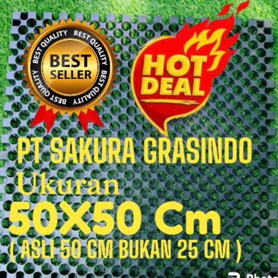 Jual Super Promo WDE PROMO DRAINASE RUMPUT SINTETIS UKURAN ASLI 5CM X ...