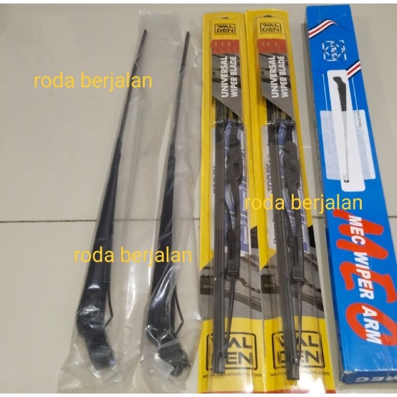 Jual wiper + tangkai gagang wiper dyna Rino 115 14b | Shopee Indonesia