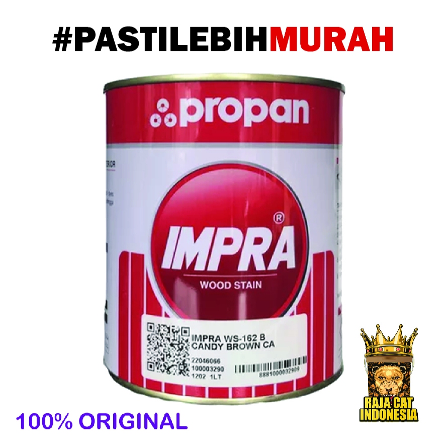 Jual CAT KAYU MELAMINE | IMPRA WOODSTAIN WS 162 WARNA TUA 1 L | KEMASAN ...