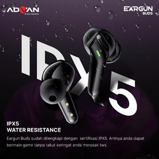 Jual ADVAN TWS Eargun Buds True Wireless Earphone Gaming IPX5 No Dual ...