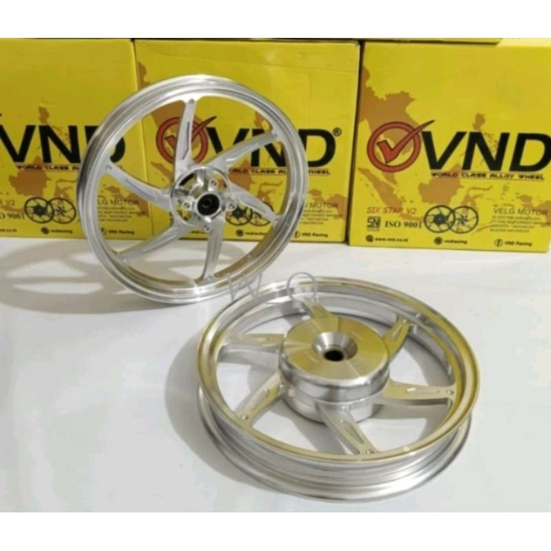 Jual Velg Racing VND Six star V2 F.1.60x14 & R.1.85x14 Vario 125/Vario 150 beat 110 | Shopee ...