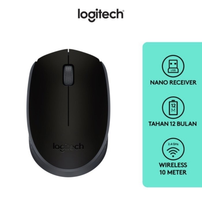 Jual Mouse Wireless Logitech M170 M 170 Original | Shopee Indonesia