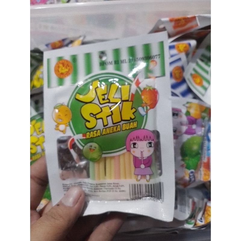 Jual 1 BUNGKUS PERMEN JELI STIK PENDEK(exp 25 10 2025) | Shopee Indonesia
