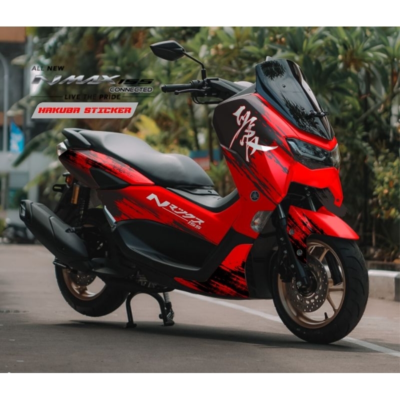 Jual decal nmax new full body motif hayabusa nmax new sticker motor ...