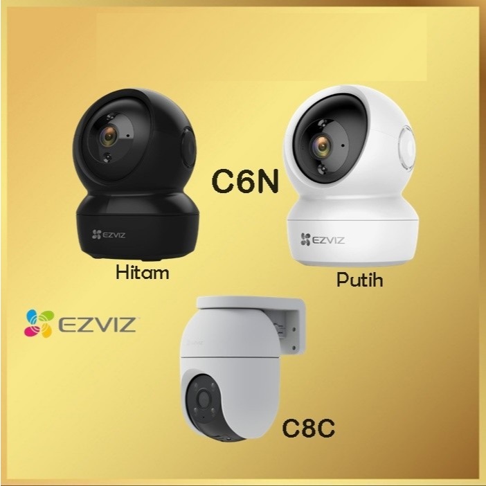Jual Ezviz C6N Smart Wi-Fi Pan & Tilt IP Camera CCTV Indoor 1080p C6N ...