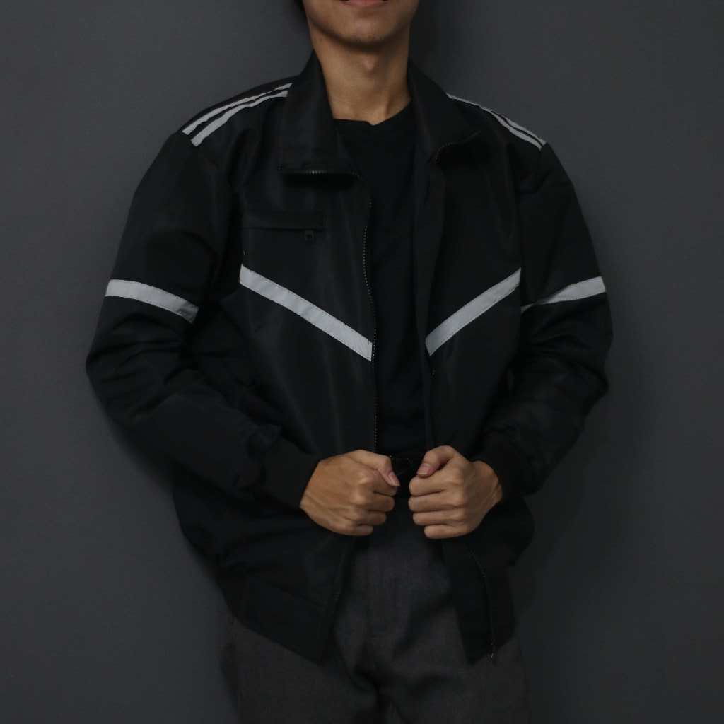 Jual Jaket motor bomber polos hitam - jaket motor polosan - jaket motor ...