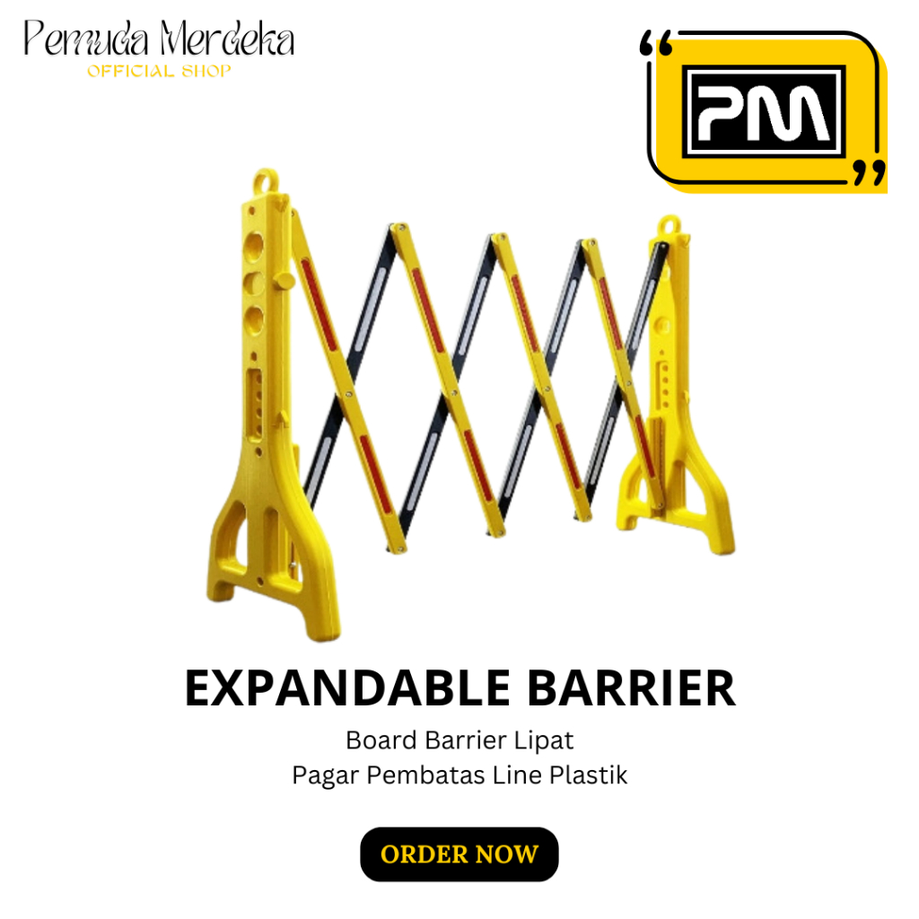 Jual Board Barrier Lipat Palang Jalan Lipat Pagar Pembatas Line Plastik ...