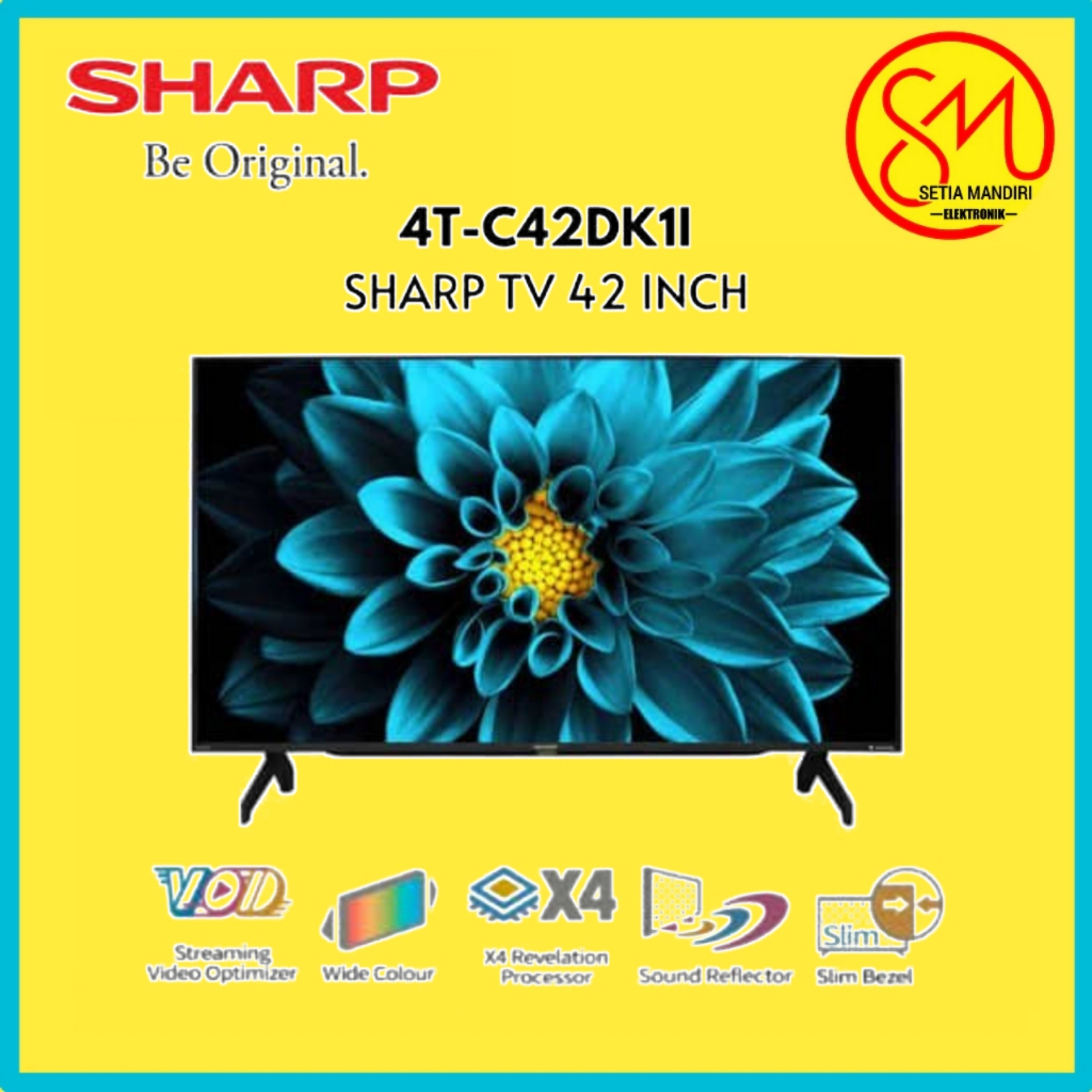 Jual SHARP 4T-C42DK1I GOOGLE TV ANDROID 42 INCH 4K UHD DIGITAL GARANSI ...