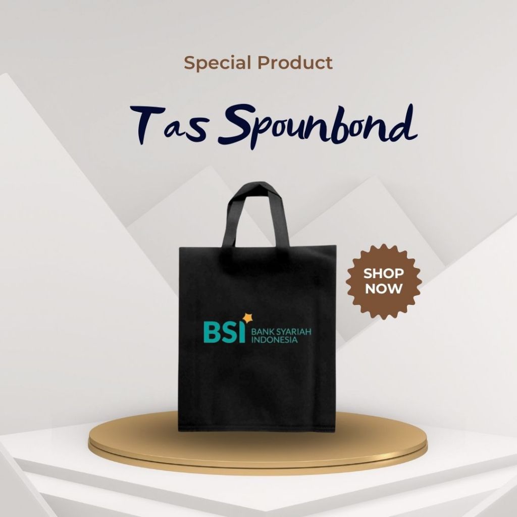 Jual Tas spoundbond + custom desain | Shopee Indonesia