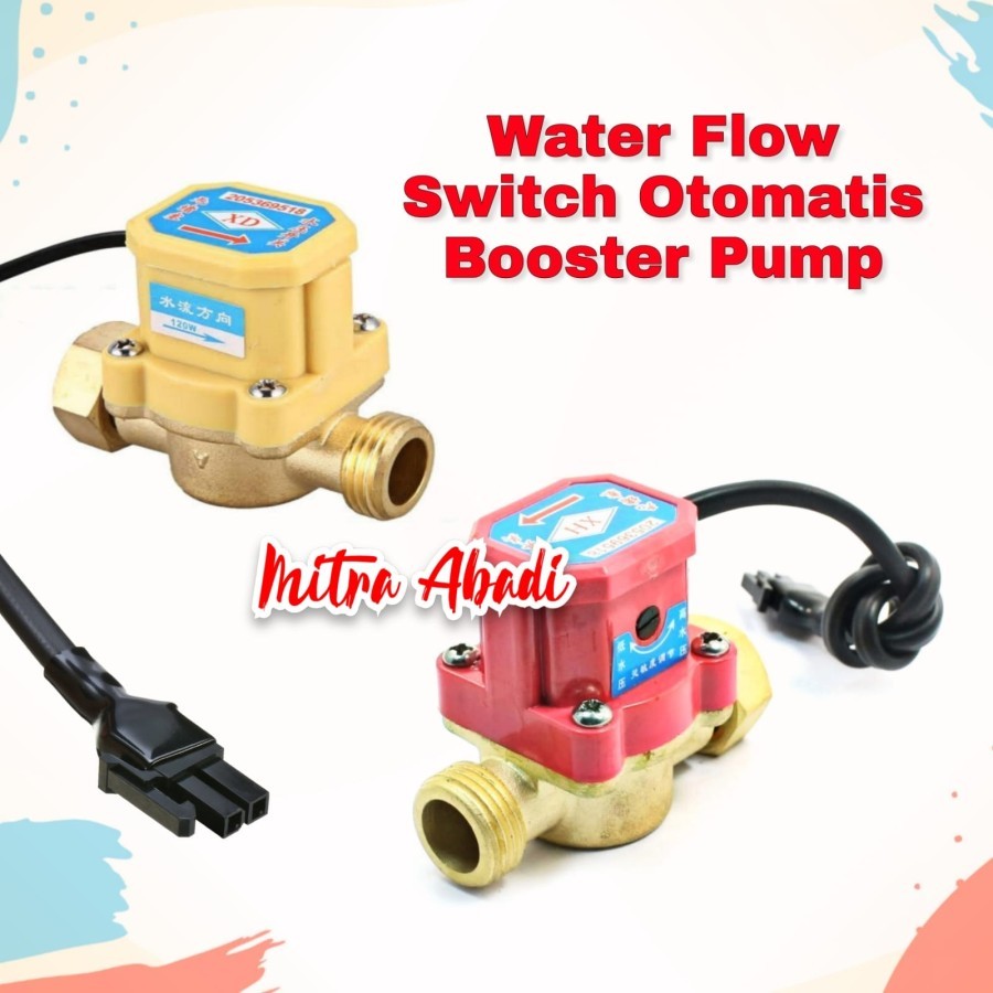 Jual Water Flow Switch Otomatis Booster Pump - Saklar Pompa Pendorong Aliran Air Panas / Dingin ...