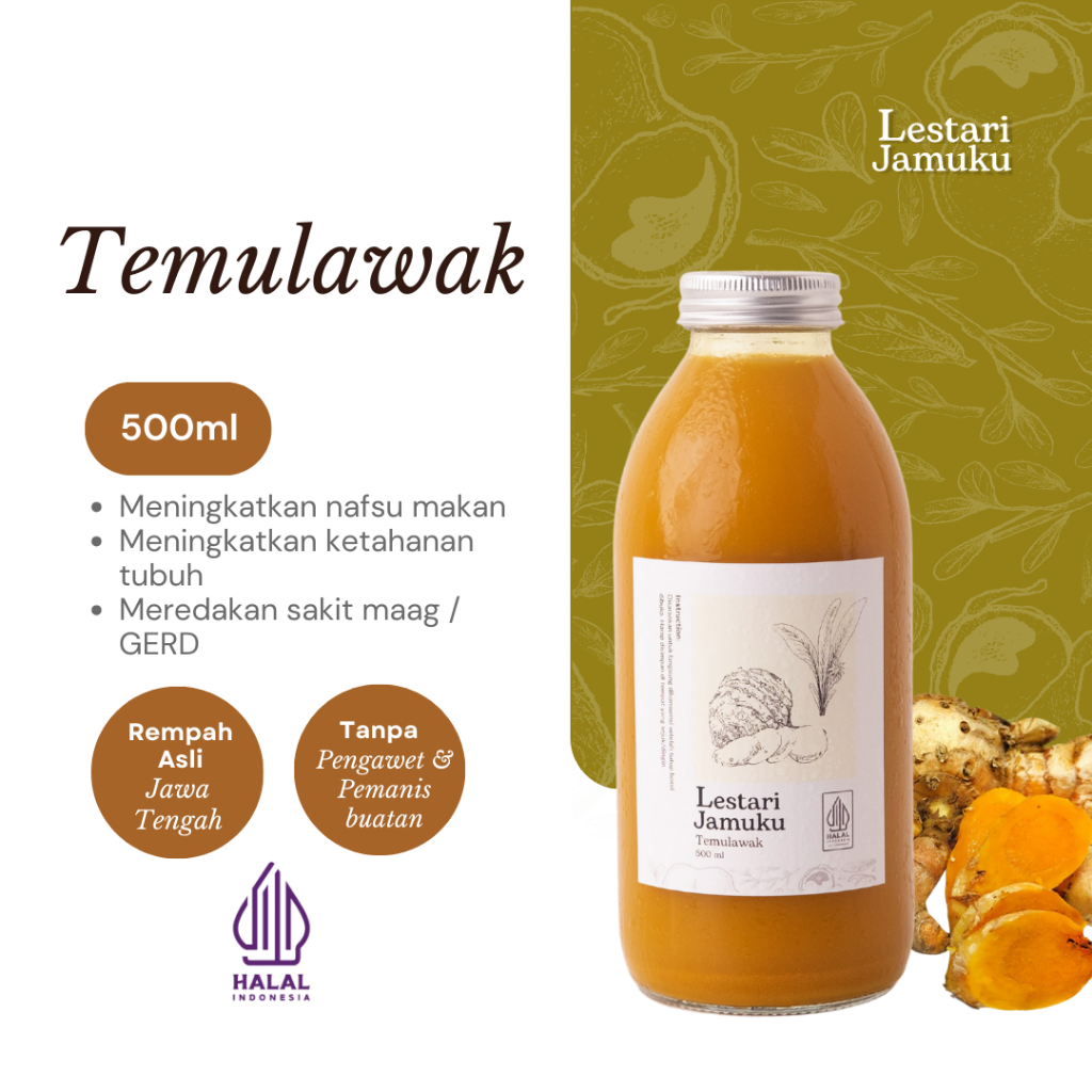 Jual Jamu Temulawak 500 ml Ready to Drink | Shopee Indonesia