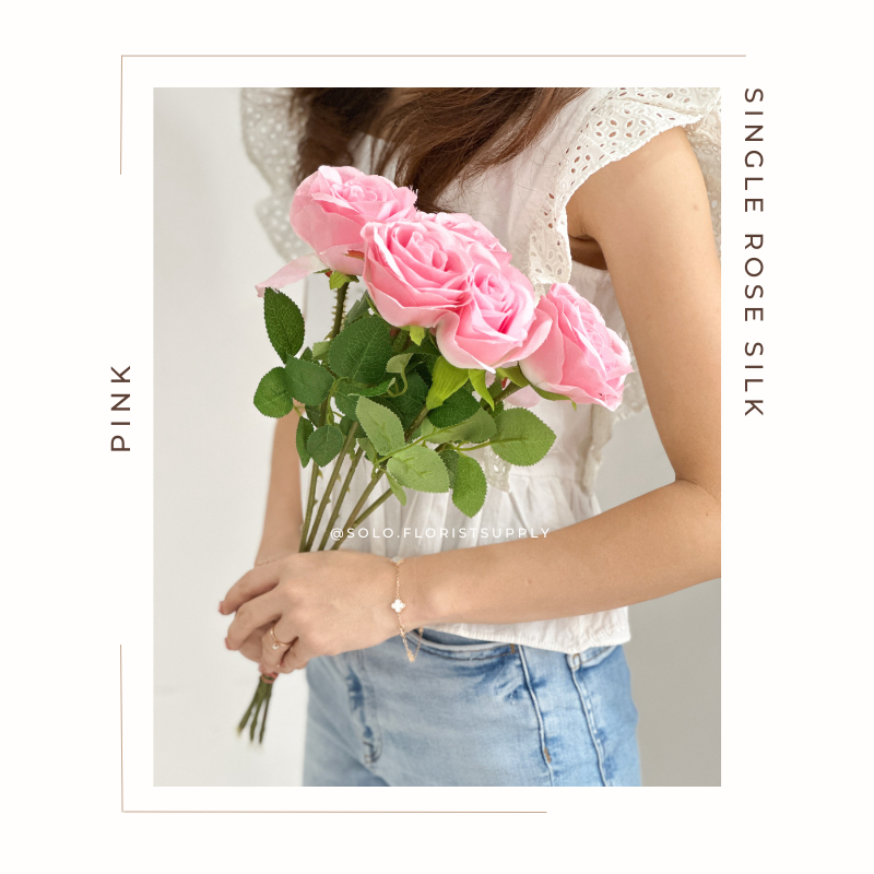 Jual SINGLE ROSE SILK Bunga Mawar Rose Paris Kombinasi x11 (satuan ...