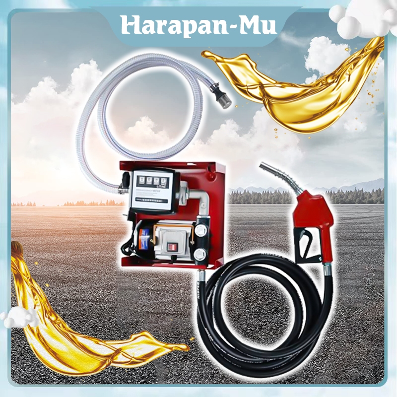 Jual Pompa Transfer Minyak Listrik Transfer BBM Dengan Flow Meter Fuel ...