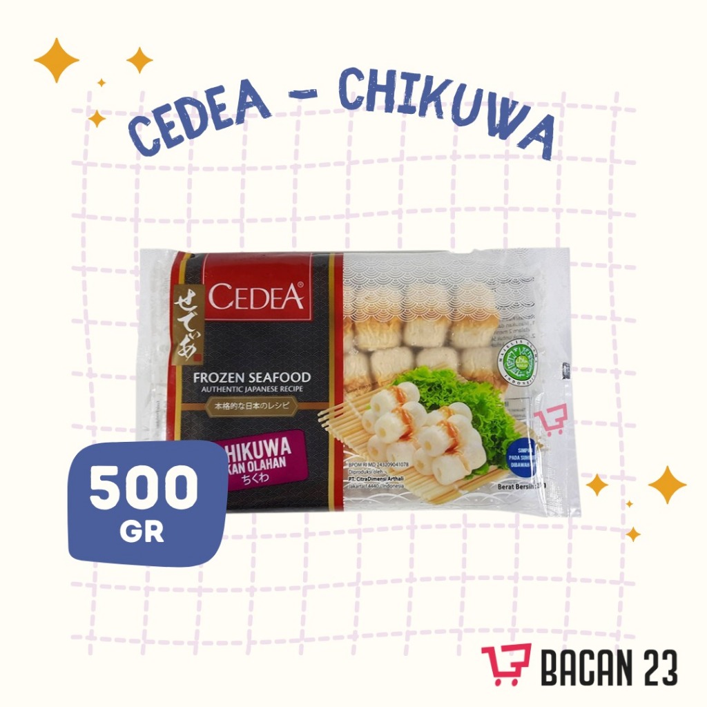 Jual Chikuwa Cedea (500 gr) Ikan Olahan Frozen Seafood | Shopee Indonesia