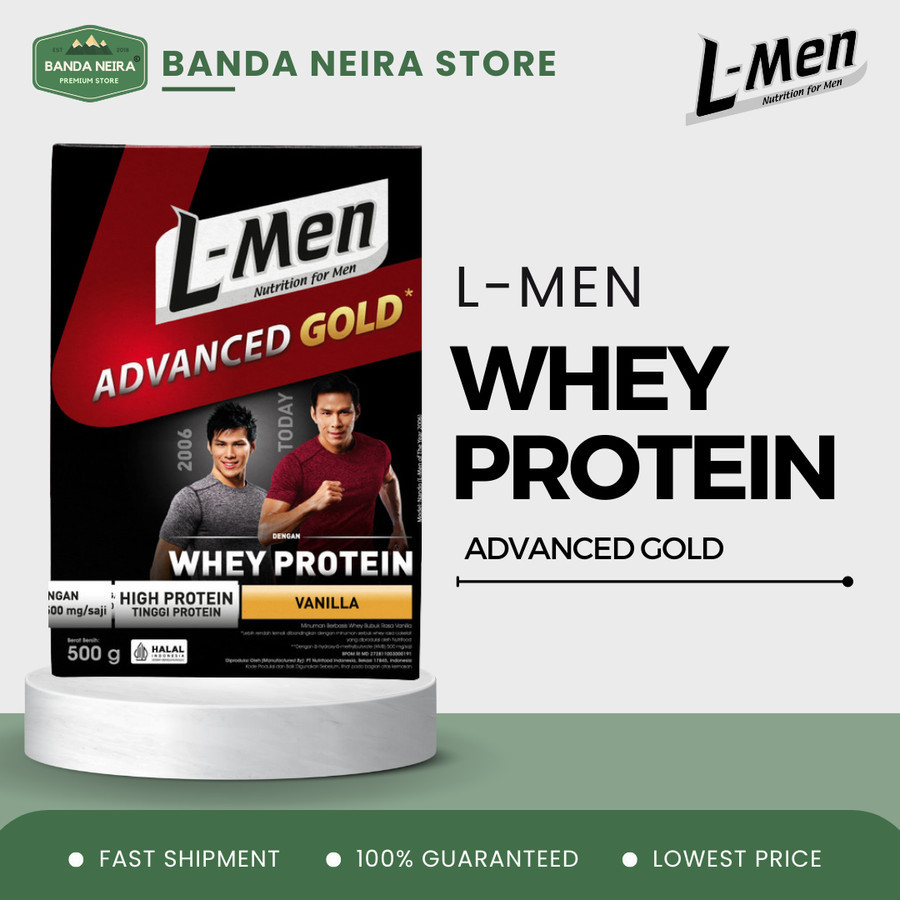 Jual L-MEN LMEN L MEN ADVANCED GOLD WHEY PROTEIN with HMB | 14 SAJIAN ...