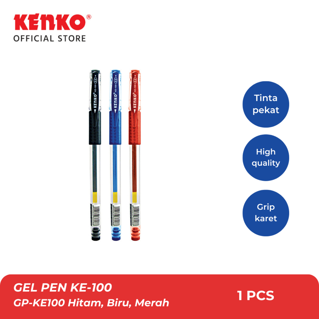 Jual KENKO GEL PEN / PEN GEL / PULPEN GEL KE-100 | Shopee Indonesia