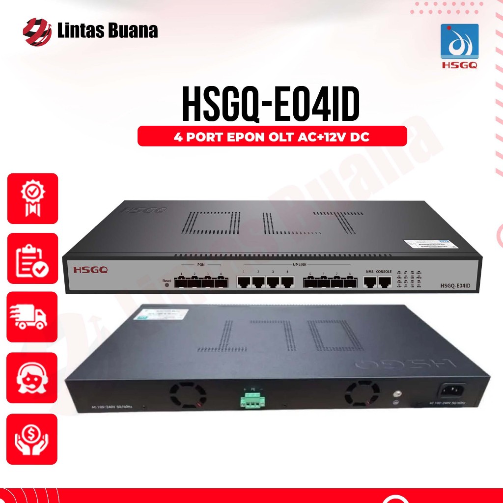 Jual OLT EPON HSGQ-E04ID | OLT HIOSO 4PON 1G Uplink | OLT EPON 4 PON AC DC ZIMMLINK | Shopee ...