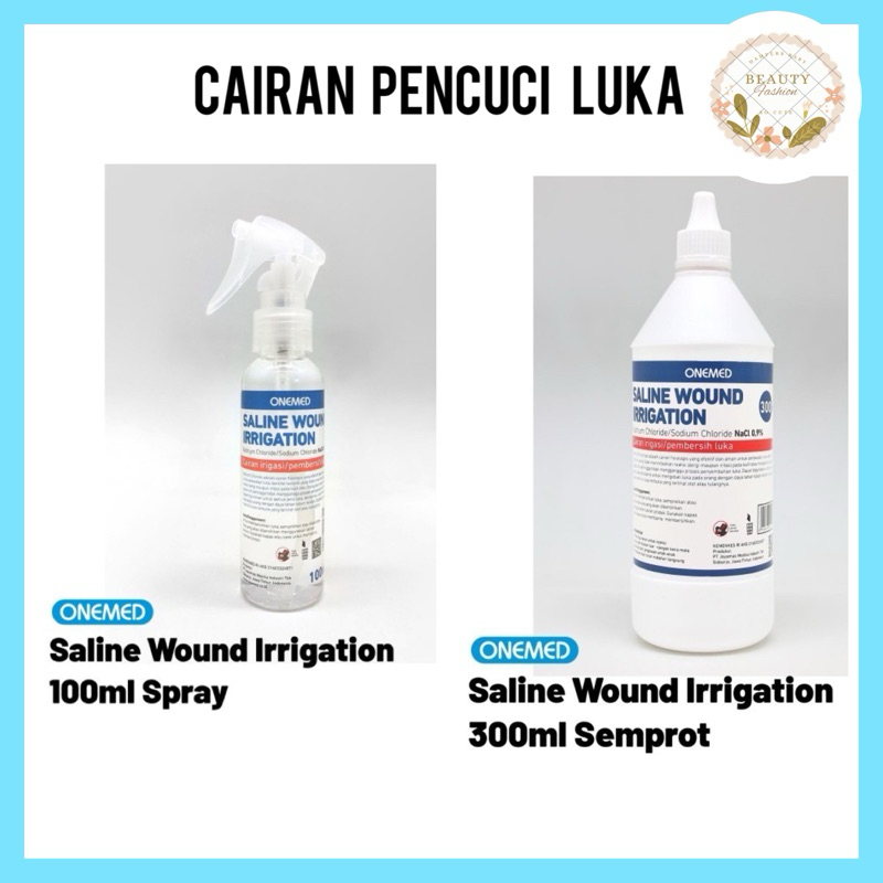 Jual Saline Wound Irrigation Semprot Spray 100 & 300 Ml (NaCl 0.9% ...